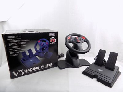 Boxed Playstation 1 PSOne PS1 InterAct V3 Racing Wheel With Pedals ...