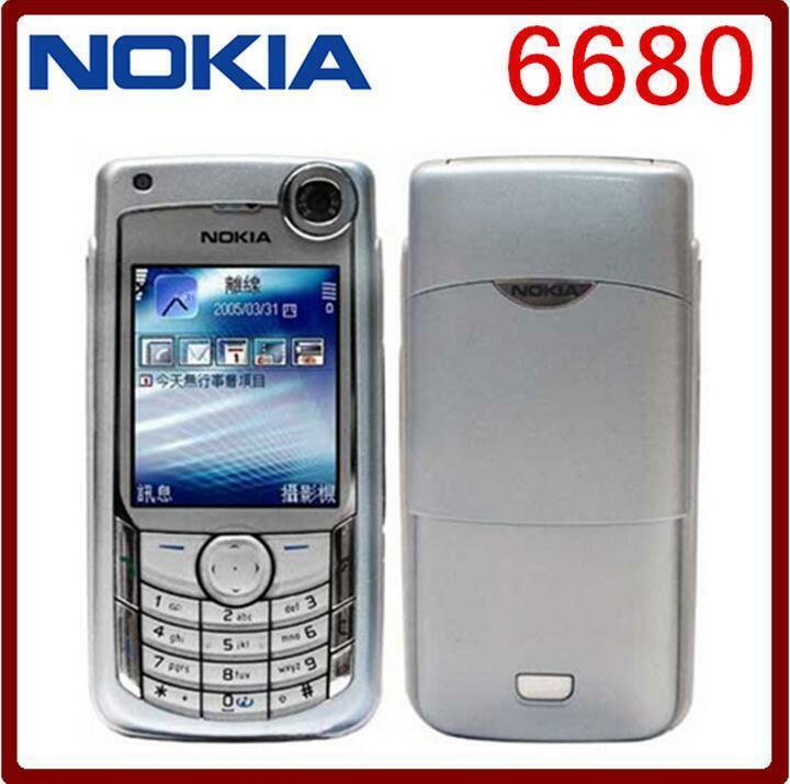 Mobile phone Nokia 6680 3G bluetooth java 1.3MP FM radio GSM bar cell ...