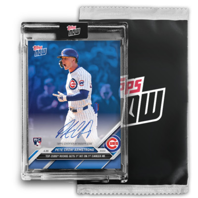 2024 Topps Now 118 Pete Crow-Armstrong On Card Auto 4/49 -Free Shipping ...