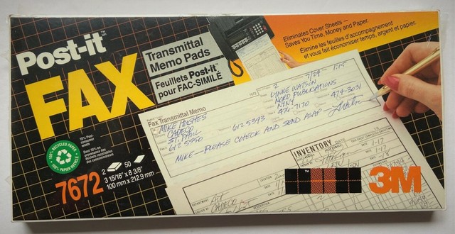 Post-it Fax 7672 by 3m Transmittal Memo Pads for sale online | eBay