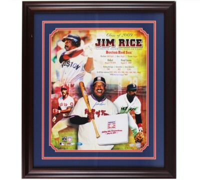 Jim Rice Autograph/Signed Boston Red Sox Framed 16x20 MLB Photo | eBay