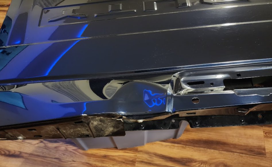 2022 Antimatter Blue OEM Tailgate Shell for 2020-2022 Ford F250 F350 w ...