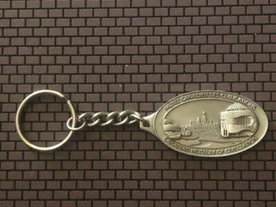 KEYRING KEYCHAIN SALE! RARE Vintage Canadian Museum of Civilization Key ...