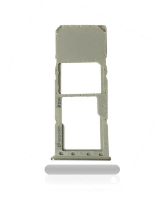 SILVER Samsung Galaxy A20 A205U A30 A50 Phone SIM MicroSD Memory Card ...