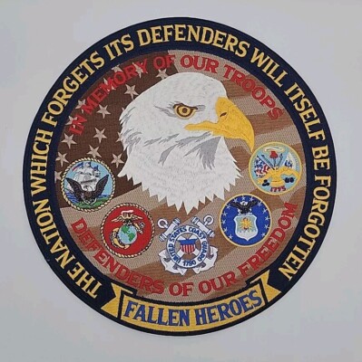 Fallen Heroes - Defenders of Our Freedom Embroidered Patch | eBay