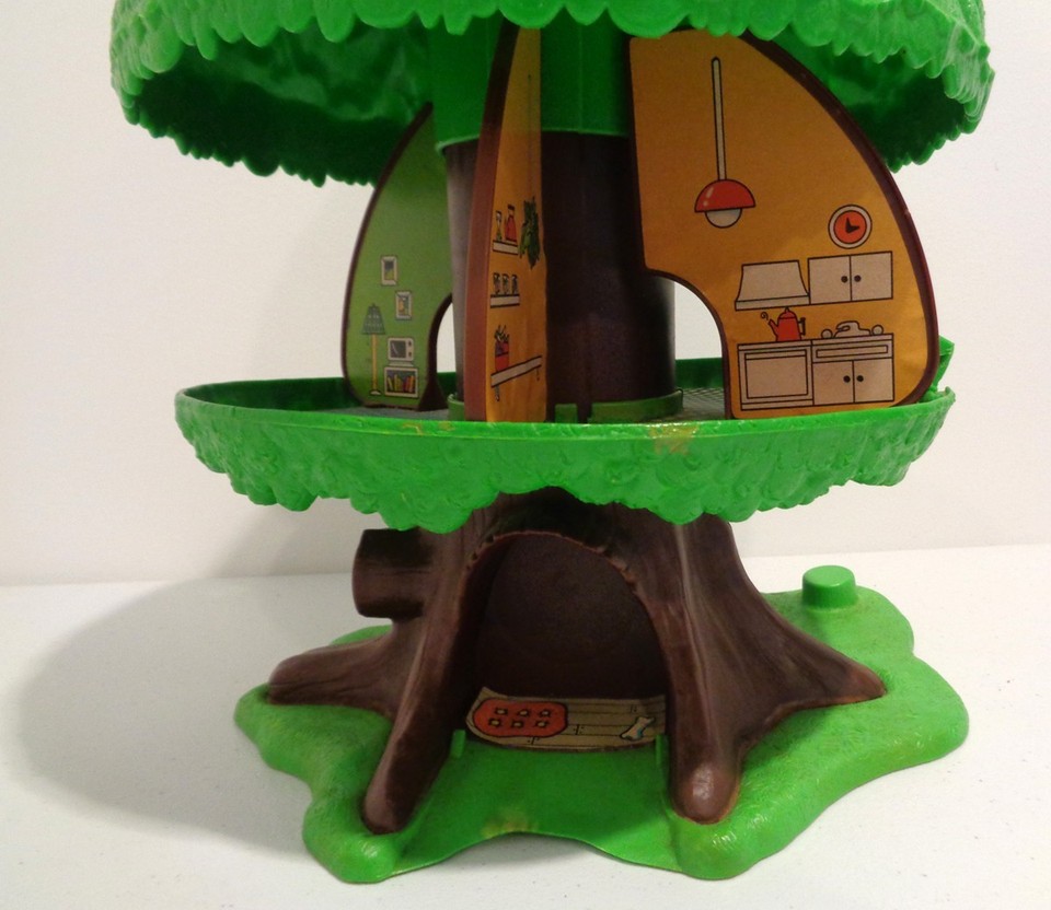 Vintage 1970's Kenner Tree Tots FAMILY TREE HOUSE Playset | eBay