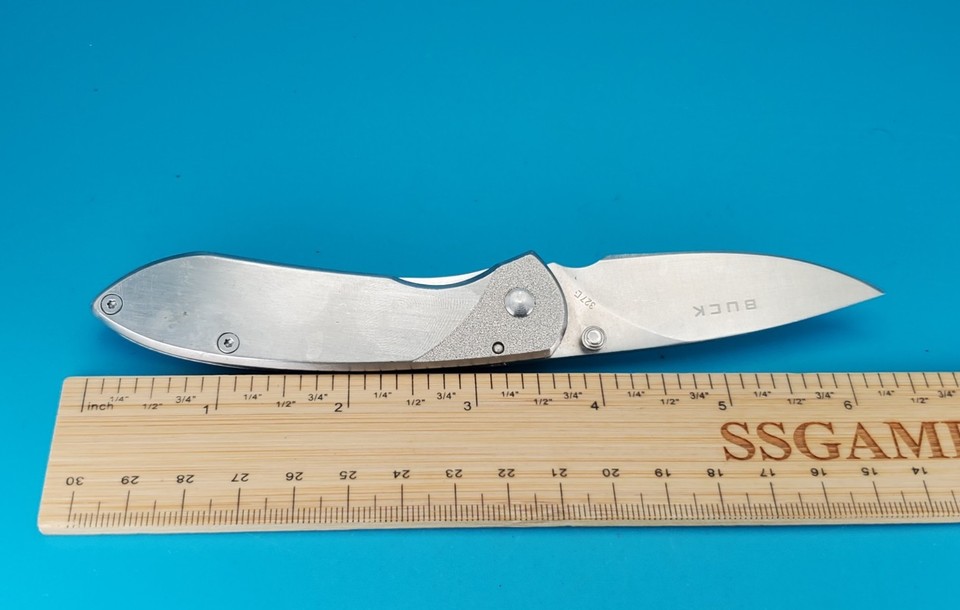 Buck Knives 327 Nobleman-Stainless Folding Pocket Knife! | eBay