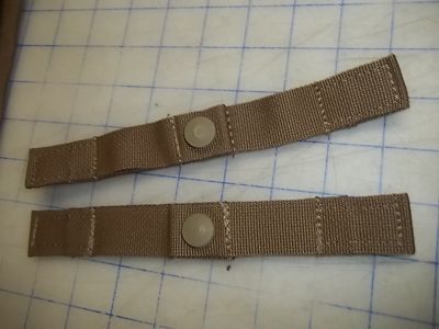 *set of 2 cummerbund eagle ind. mtv coyote tan clip keeper USMC Marine ...