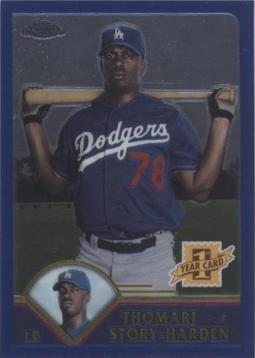 2003 Topps Chrome Traded & Rookies - Thomari Story-Harden #T187 (RC ...