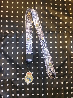 Real Madrid Soccer Futbol Lanyard Keyring | eBay