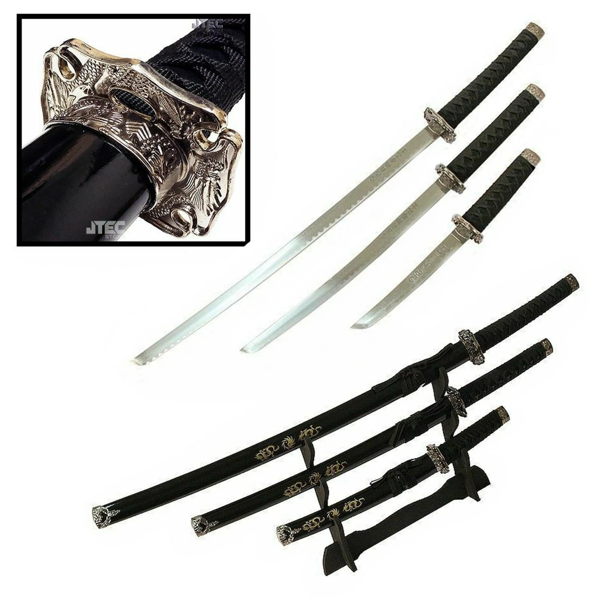 Black Ninja Sword Set