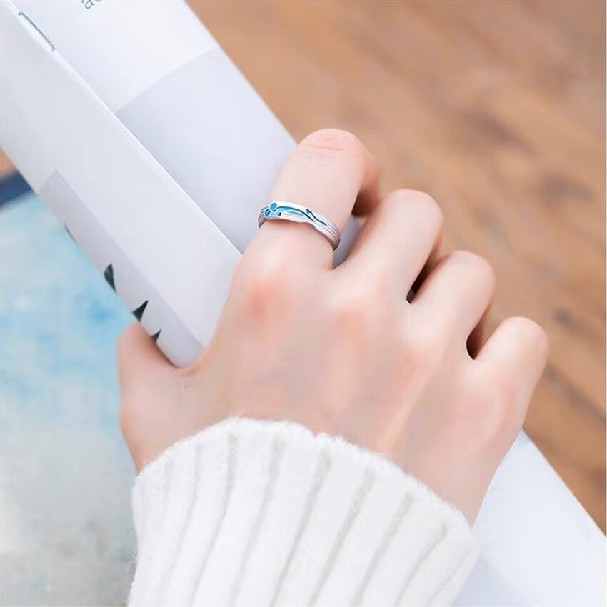 The Untamed S925 Silver Couple Rings Lan Wangji Wei Wuxian Chinese ...