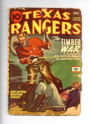 Texas Rangers Pulp Dec 1945 Vol. 21 #3 GD Low Grade | eBay
