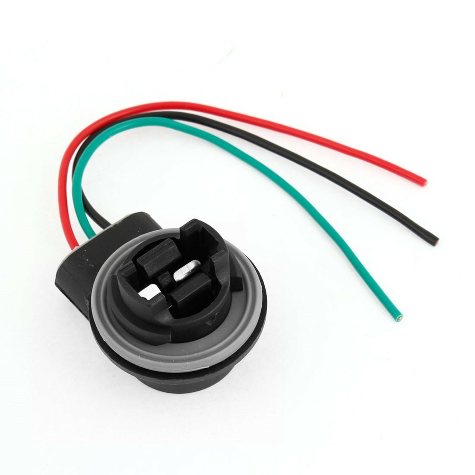 Universal Pigtail Wire Female Socket 3157 S Two Harness Back Up Reverse ...
