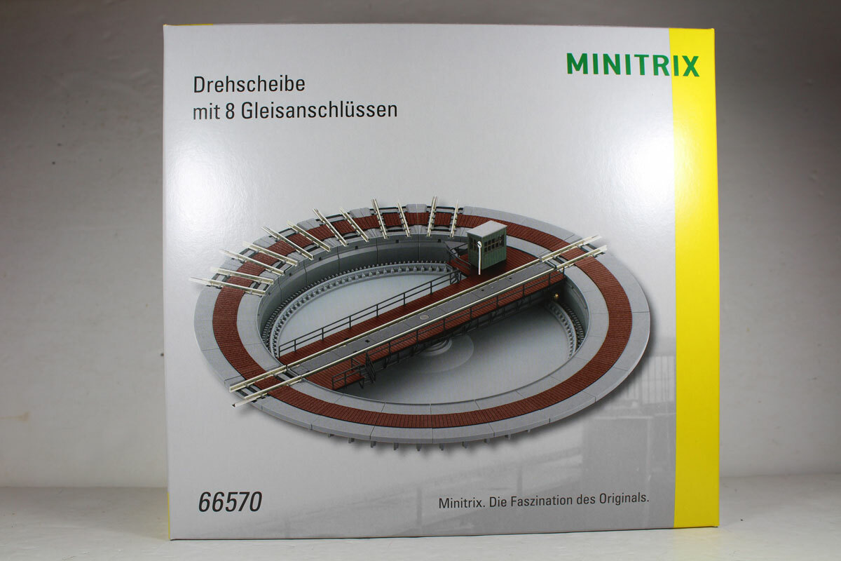 Minitrix 66570 Drehscheibe mit elektro Antrieb, Neuware. 4028106665707 ...