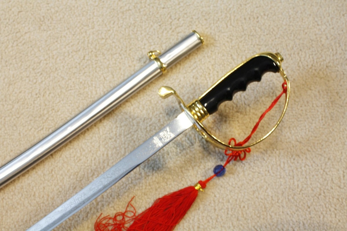 S Army Officer Saber Gold