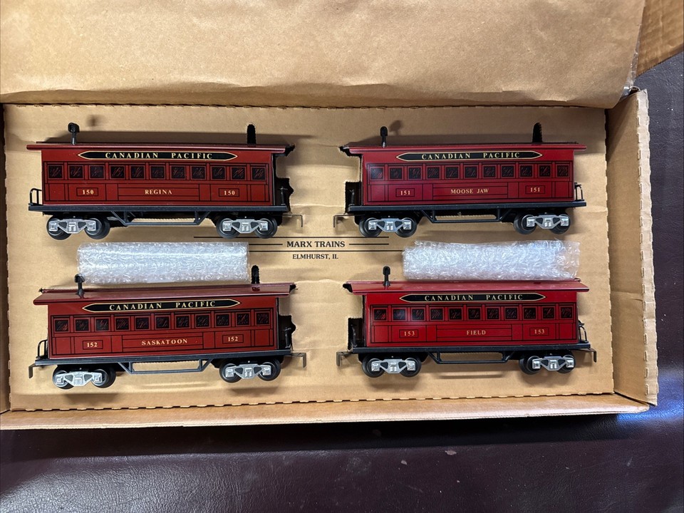 Marx O Trains 5192 AND 5193 Canadian Pacific Old Time Passenger Cars ...