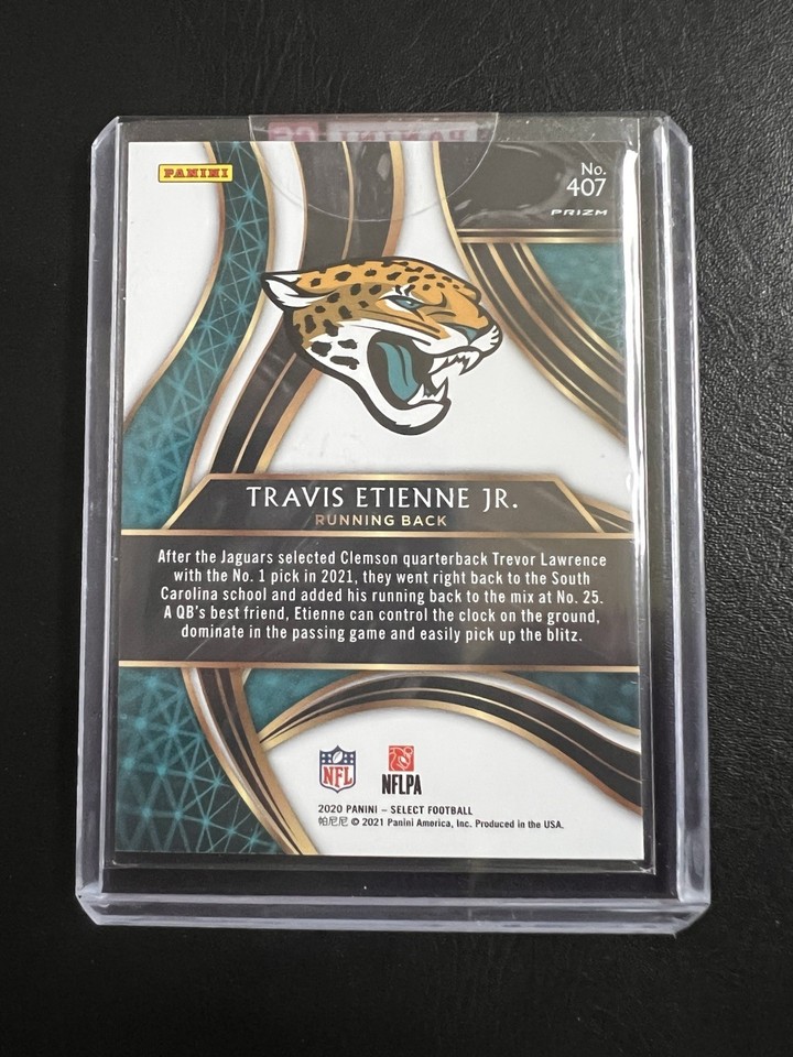 2020 Panini Select XRC Silver Prizm Travis Etienne Jr. RC | eBay