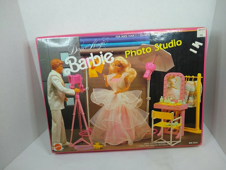 Barbie Dance Magic Photo Studio Playset 1989 Arco Toys Mattel No. 7423 ...