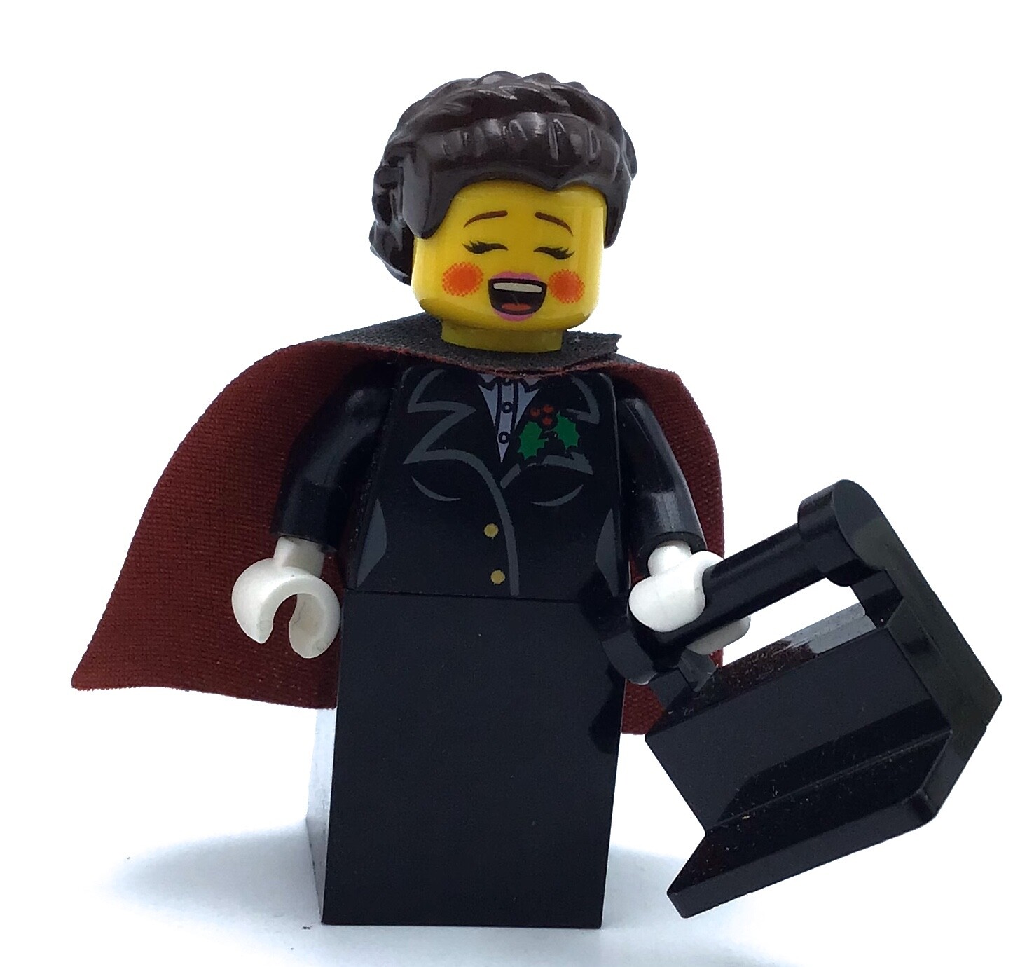 LEGO FEMALE CHRISTMAS CAROLER MINIFIGURE HOLIDAY EVENT SINGER FIG | eBay