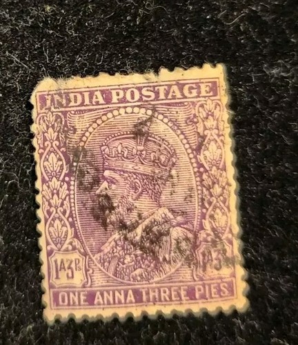 Rare Stamp unique India 1 Anna 3 pies vintage stamp | eBay