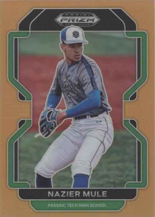 2022 Panini Prizm Draft Picks - Nazier Mule #PDP113 Neon Orange Prizm ...