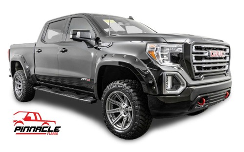 Pocket Rivet style fender flares fits GMC 2019-2020 SIERRA 1500 5'8"; 6 ...