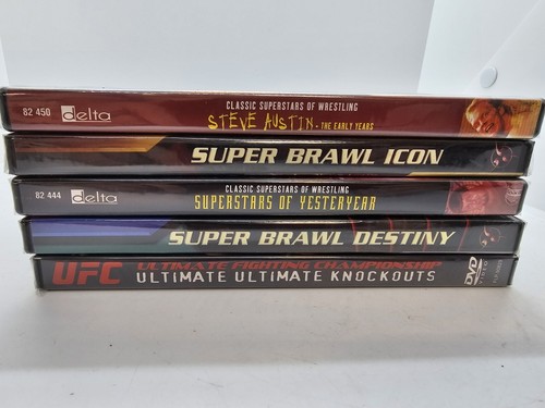 Lot of 5 Brand New Fighting DVDs. UFC, WWE, Wrestling! | eBay
