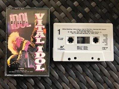 Vital Idol [PA] [Remaster] by Billy Idol (Cassette, Jan-2002, Chrysalis ...