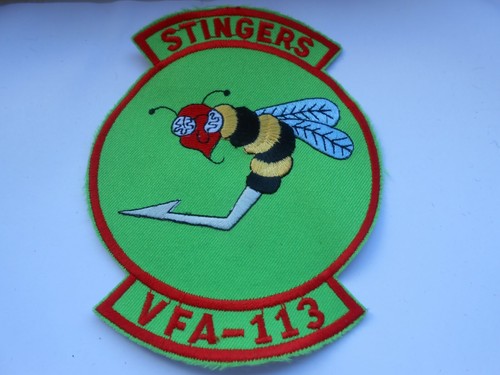 RAF/USAF / USNA cloth attack squadron patch stingers VFA 113 | eBay UK