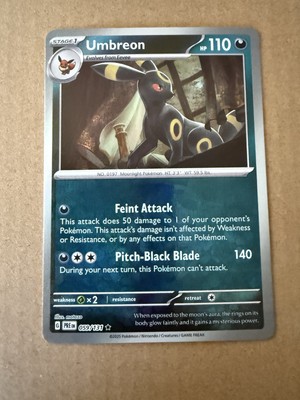 Umbreon (Master Ball) Prismatic Evolutions Holo NM Pack Fresh | eBay