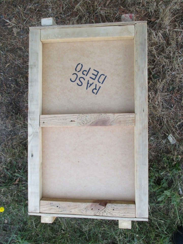 WW2 Army Ration Wood Compo Crate Repro Reenactment stamped 1944 Crows ...