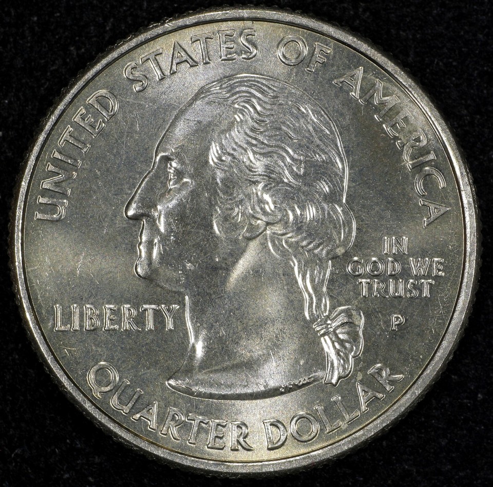 2006 P North Dakota Die Break Cud US Mint Error Coin Statehood Quarter ...