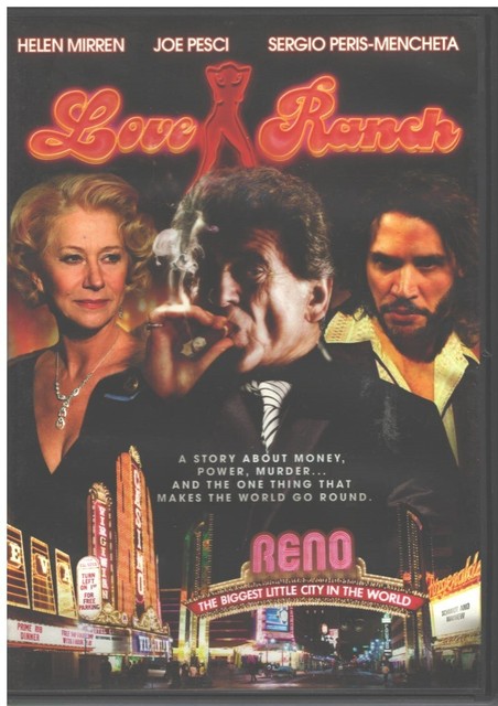 Love Ranch DVD 2010 Helen Mirren Joe Pesci Sergio Peris-mencheta Gina ...