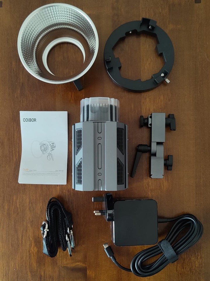 COLBOR CL60 COB LED 2700K-6500K Bi-Color Led Video Light for ...