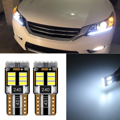 2 Pack White LED Headlight Strip Bulbs Lights 6000K for 2014-2017 Honda ...