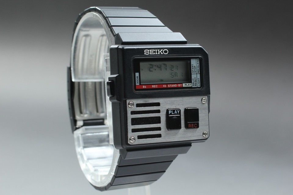 Rare *Near MINT* SEIKO Voice Note M516-4000 1983 GHOSTBUSTERS Quartz ...
