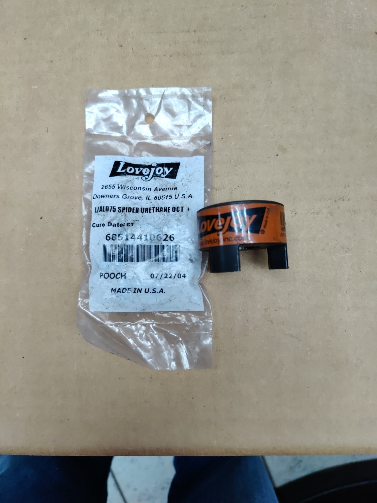 L075 LOVEJOY JAW COUPLING L-075 HUB & SPIDER L075 19MM KW | eBay