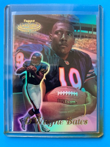 1999-00 Topps Gold Label Rookie ~ D'WAYNE BATES #4 ~ Chicago Bears Holo ...