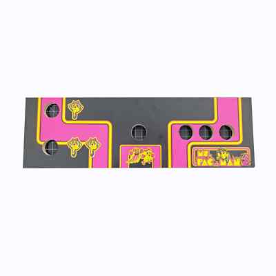 Skinned Black Ms. Pacman 60 in 1 Replacement CPO Control Deck for ...
