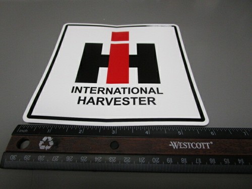 International Harvester IH Logo 6x6 Inch Decal Sticker | eBay