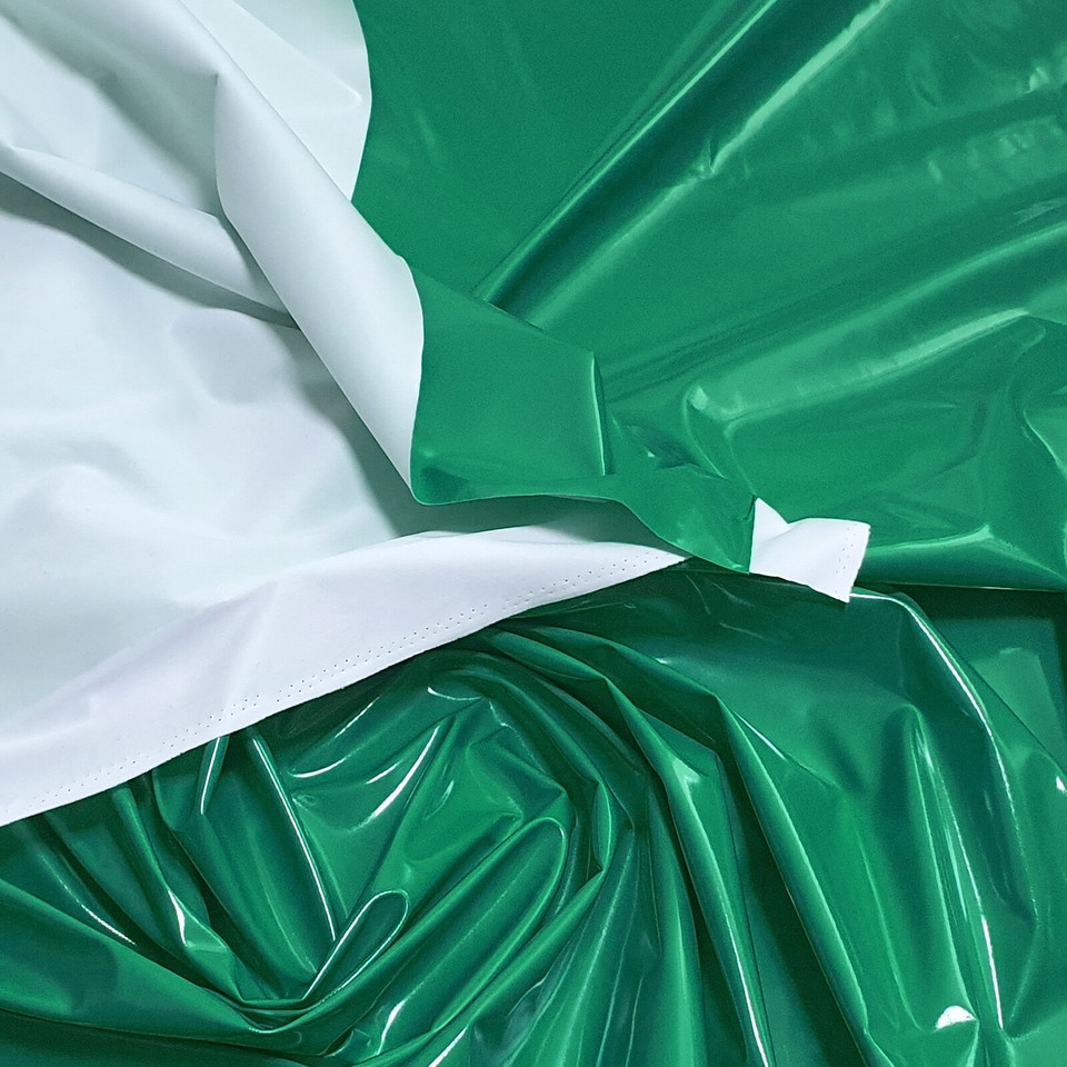 SHINY HIGH GLOSS PVC STRETCH RUBBER VINYL PLEATHER GOTH FETISH CLOTH ...