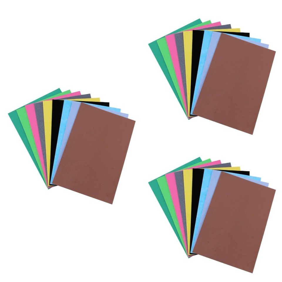 10 PCS Sheets Self-adhesive Sheets Assorted Colours For Craft Sheets ...