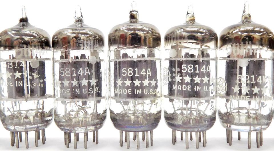 7 Nice Tested GE JG & 5-Star-5814A/WA Military Issue Triple Mica Vacuum ...