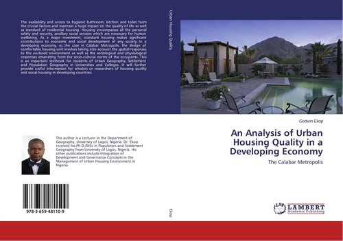 An Analysis of Urban Housing Quality in a Developing Economy Godwin Ekop Buch 3659481106 | eBay.de