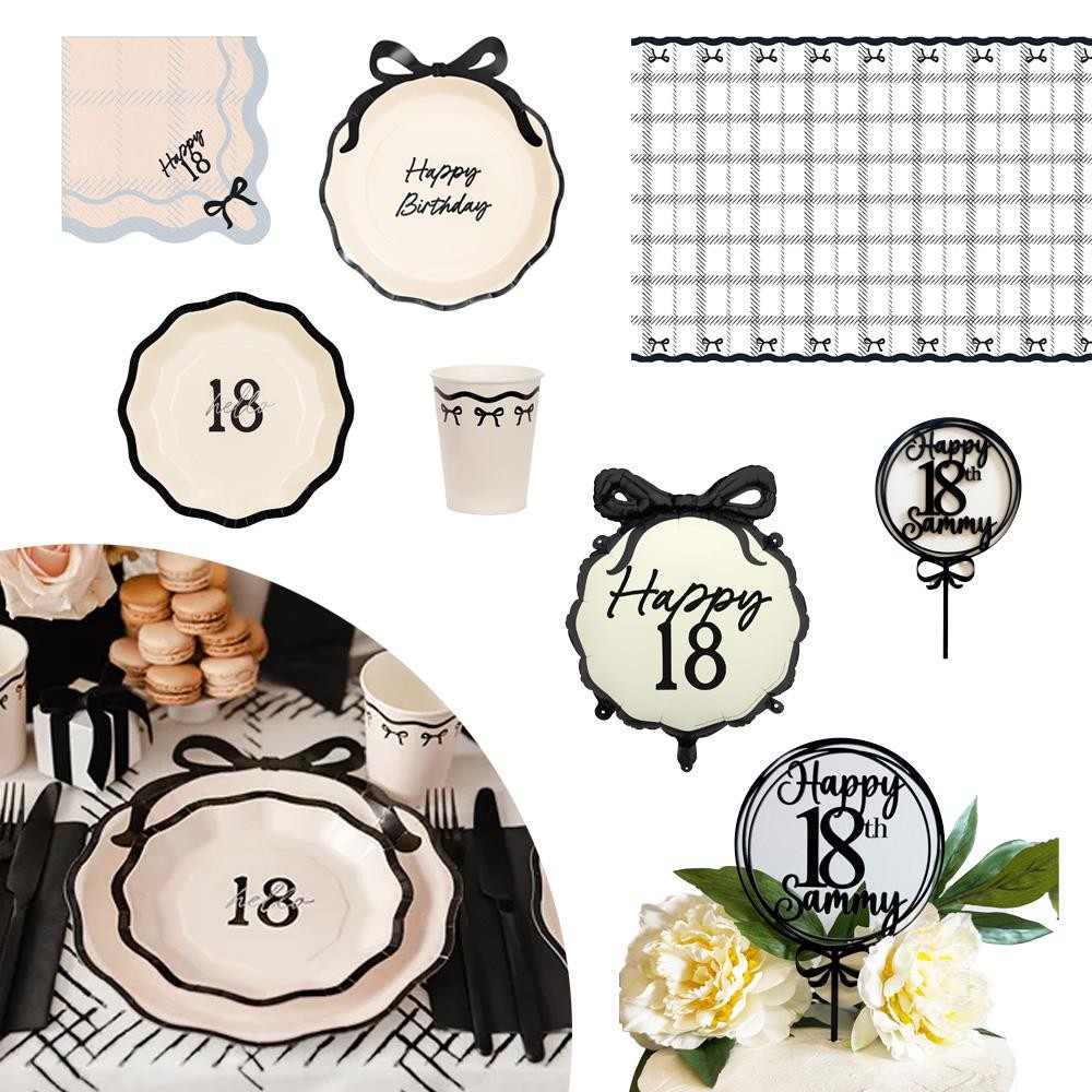18th Birthday Party Plates