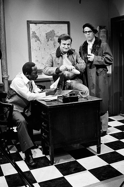 Garrett Morris As Police Chief, John Belushi As Hutch On SNL 1977 OLD ...