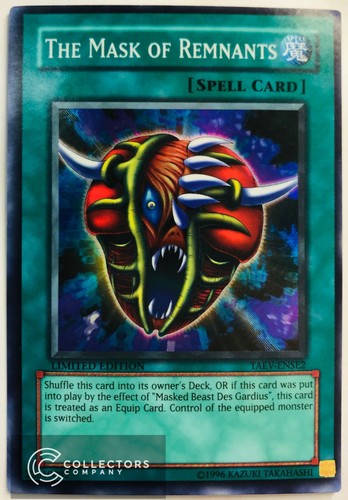 Yu-Gi-Oh! TAEV-ENSE2 - The Mask of Remnants - Limited - Super Rare - MP ...
