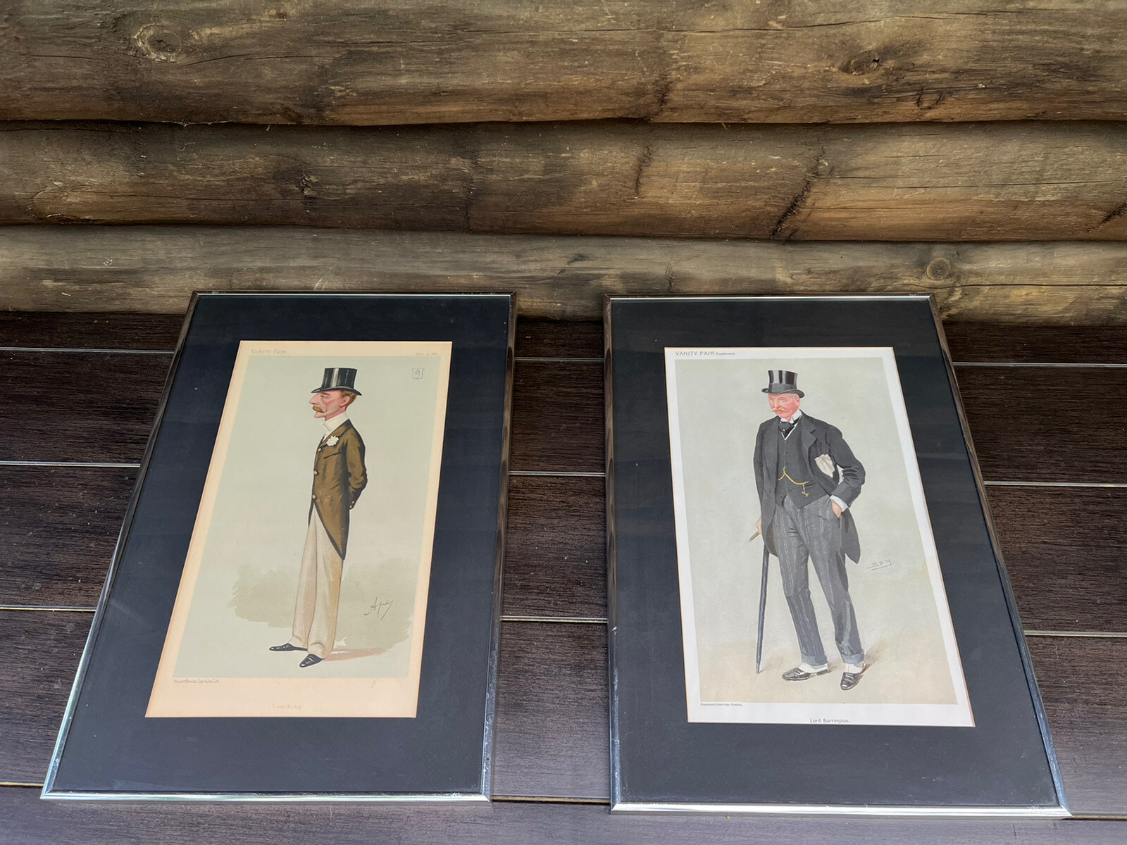 2 Vanity fair spy lithograph Original print framed 13 1/2” x 19 1/2 ...