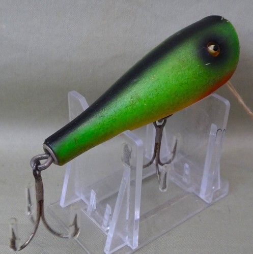 Creek Chub Bait Co., #3232, Fire Plug Plunker, GE, Bright Shiny Hdw. C ...